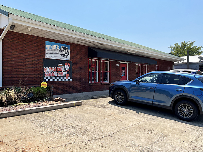 Behind this humble brick facade lies sandwich magic that would make your grandmother proud of her recipes.