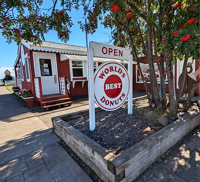 World's Best Donuts isn't just a name&mdash;it's a promise. This charming red cottage in Grand Marais has been fulfilling sweet dreams for generations of Lake Superior visitors.