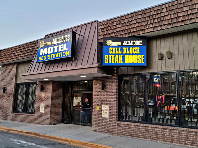 From holding criminals to holding the best steaks in town, this brick beauty has quite the redemption story.