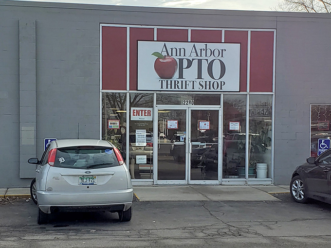 Sometimes the best treasures hide behind the most unassuming storefronts in college towns everywhere. 