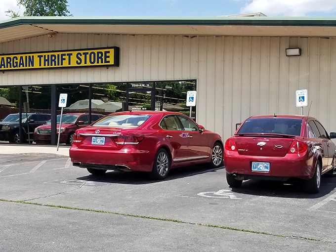 When the parking lot stays this full, you know the deals inside are worth it.