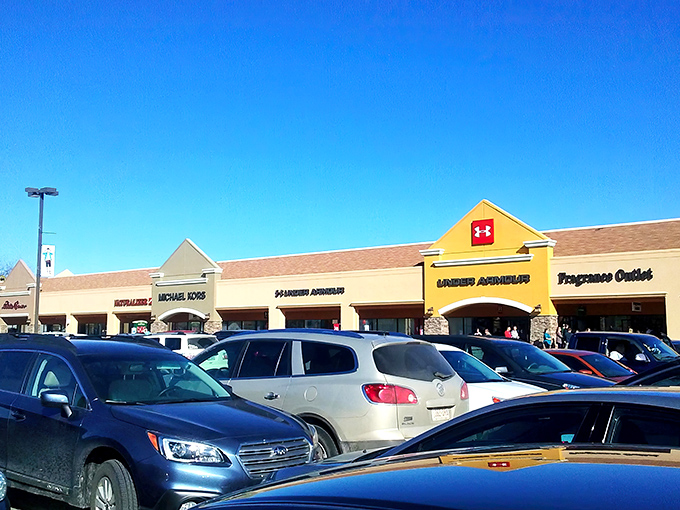 Under Armour's bright yellow beacon calls out to shoppers like a lighthouse guiding ships to safe harbor&mdash;or in this case, safe savings.