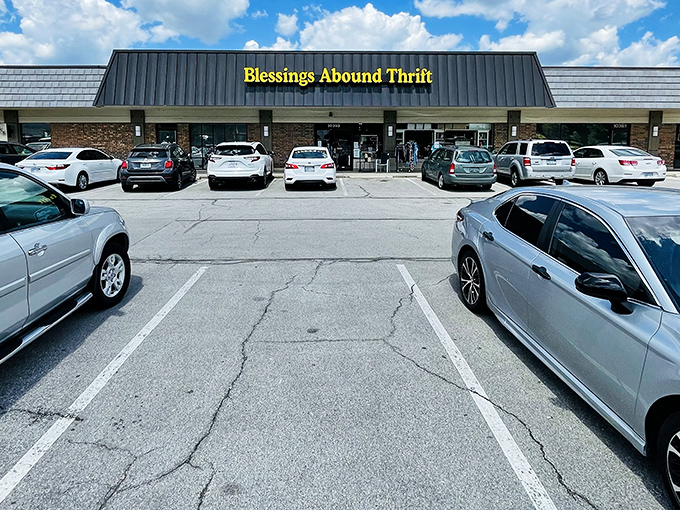Those full parking spots tell the story: smart shoppers know where the real bargains hide in plain sight.