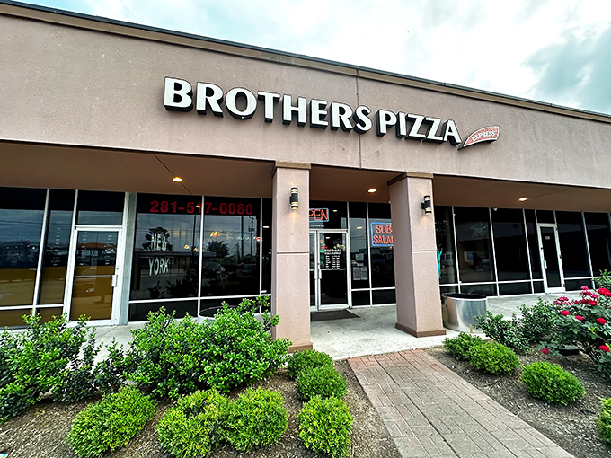 Don't let the humble storefront fool you&mdash;Brothers Pizza Express serves up serious New York-style magic worth the drive.