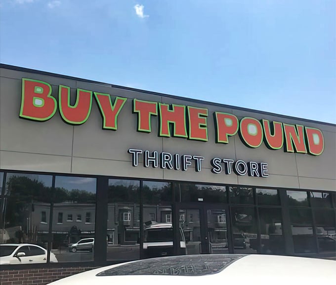 That bold sign isn't compensating for anything&mdash;the deals inside really are as massive as the lettering suggests.