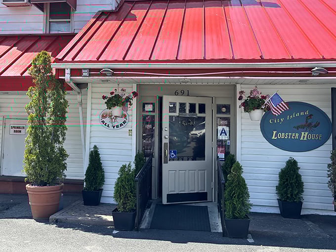 White clapboard siding and nautical charm - it's like Stars Hollow decided to serve spectacular seafood.