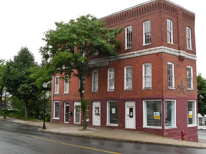 Classic brick buildings house the kind of local businesses that remember your name.