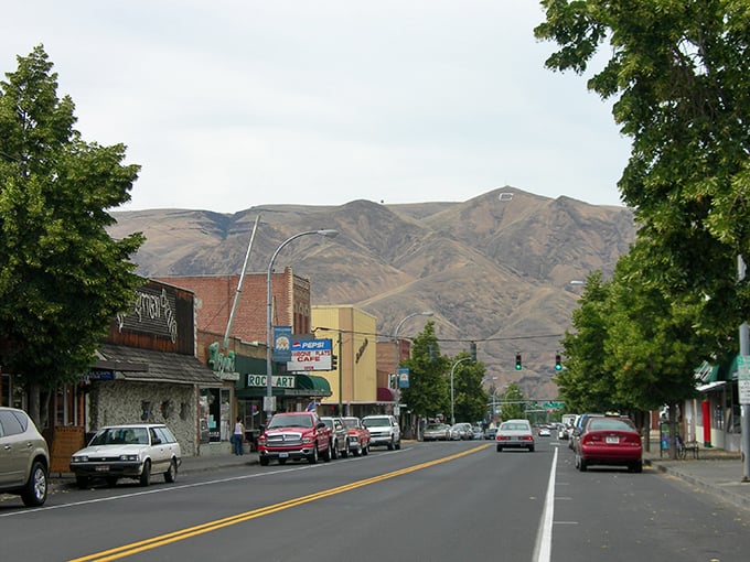 The brick buildings of downtown Clarkston pop against the hillside canvas. Small-town America at its finest, without the premium price tag.
