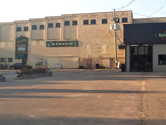 Not just any old building—this historic structure houses Columbus Antique Mall, where the past lives on through carefully curated collections.