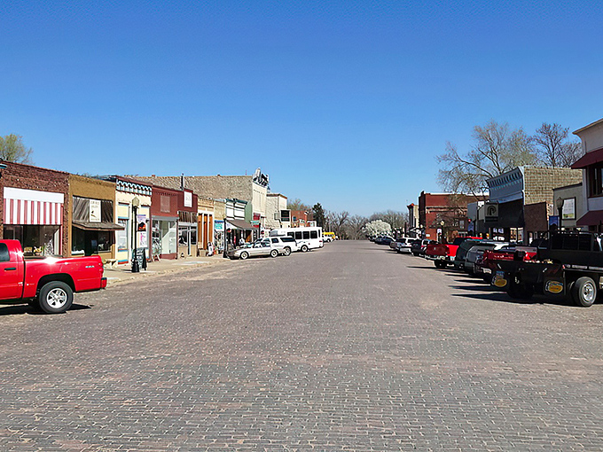 Main Street in Cottonwood Falls looks straight out of a Norman Rockwell painting. Americana at its finest!
