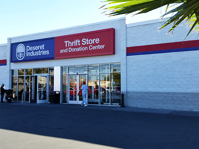 The welcoming entrance invites you to discover what community generosity has gathered under one roof.