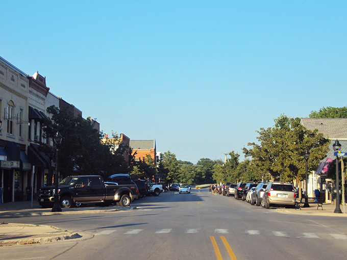 Downtown Elk Rapids invites you to stroll without the toll. Window shopping here doesn't require a second mortgage!