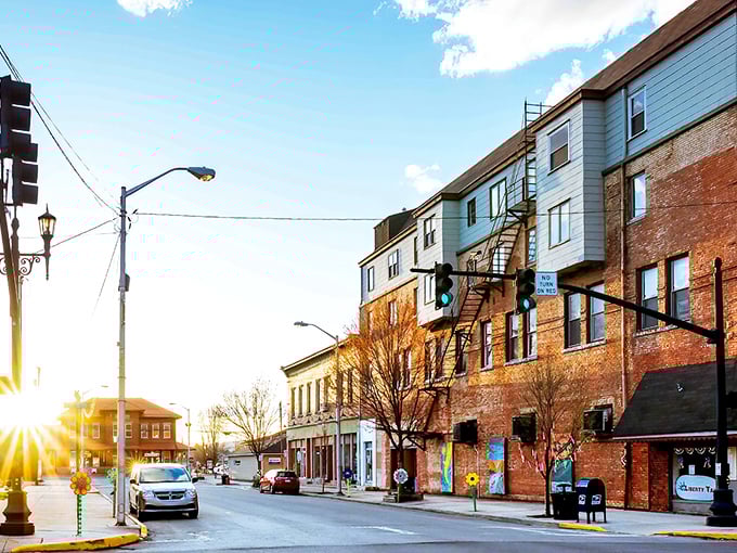 Main Street in Elkins offers that classic mountain town vibe where neighbors still wave at passing cars.