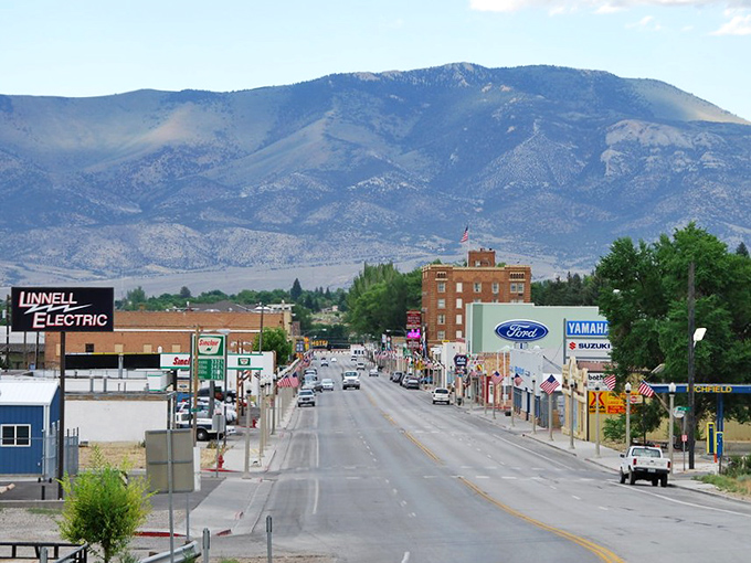 Mountain views surround Ely's affordable main street, where your dollar stretches as far as the horizon.