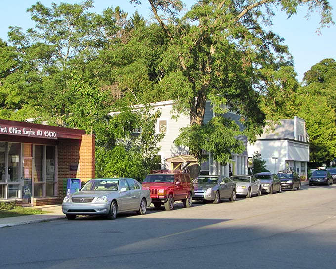 Tree-lined streets whisper secrets of simpler times, where parallel parking is optional and the biggest decision is which shade of green to paint your shutters.