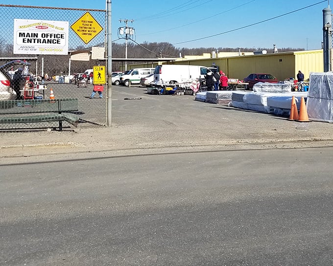 Englishtown Auction Sales' outdoor setting gives it the feel of an old-world bazaar. The merchandise may change weekly, but the thrill of discovery remains constant.