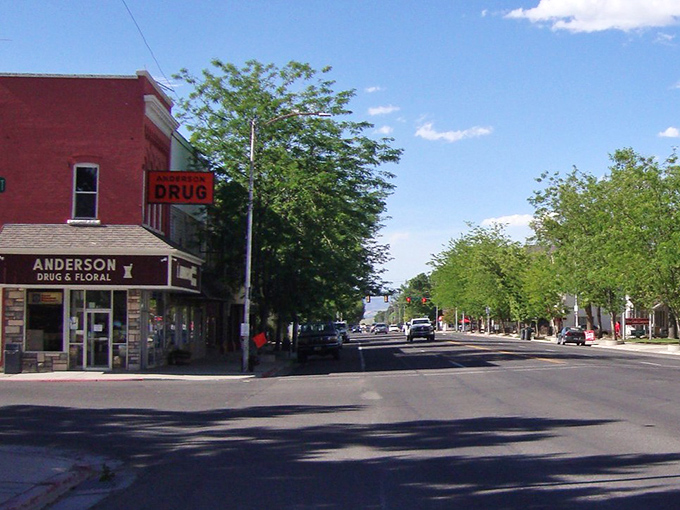 Anderson Drug Store anchors Ephraim's Main Street like a time capsule you can actually walk into and grab an ice cream.