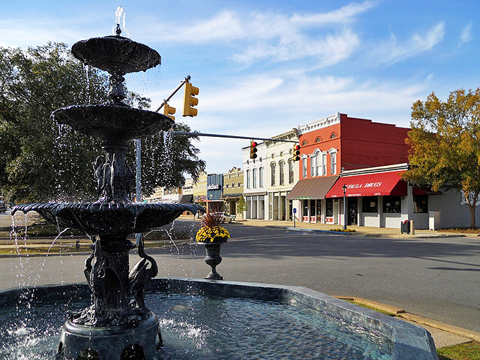 This fountain has seen more genuine conversations than a therapist's office, and the stories are probably better too.
