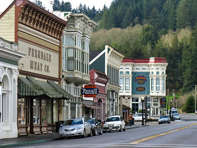 Stroll down Ferndale's main street and you'll swear you've wandered onto a movie set. Those Victorian storefronts have more character than a Dickens novel.