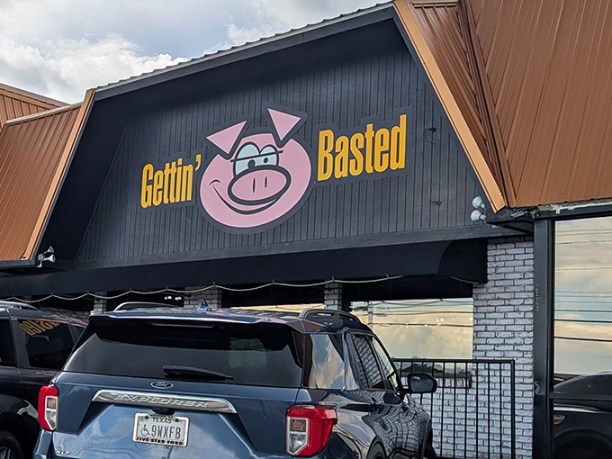 That grinning pig mascot knows something you don't&mdash;this place serves barbecue worth smiling about until your last bite.