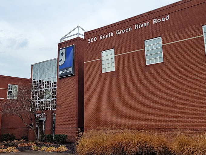 See those glass block windows? They're hiding thousands of treasures waiting for the right treasure hunter to discover.