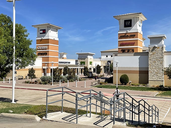 When outlet shopping feels this upscale, you almost forget you're hunting for deals instead of paying full price somewhere fancy.