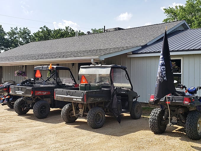 Where ATVs and appetites meet! This countryside gem is where locals go when their taste buds need an adventure.