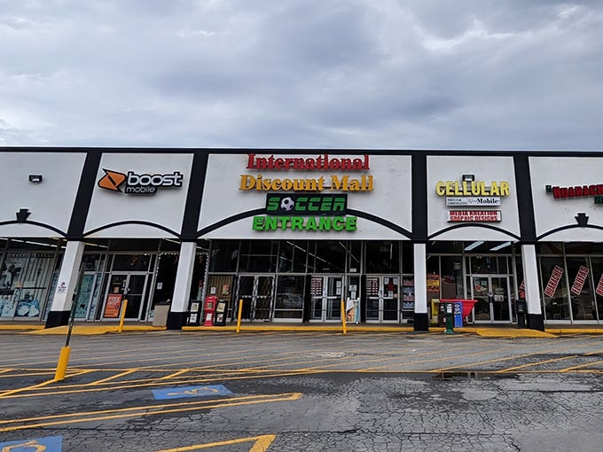 This humble strip mall exterior hides shopping adventures that would make Marco Polo jealous of the finds.