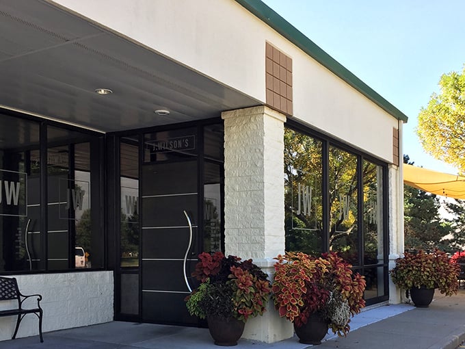 Those potted plants outside are trying harder than your nephew's first apartment - and succeeding beautifully.