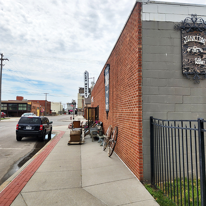Sometimes the best antique shops hide behind the most unassuming facades in small Nebraska towns.