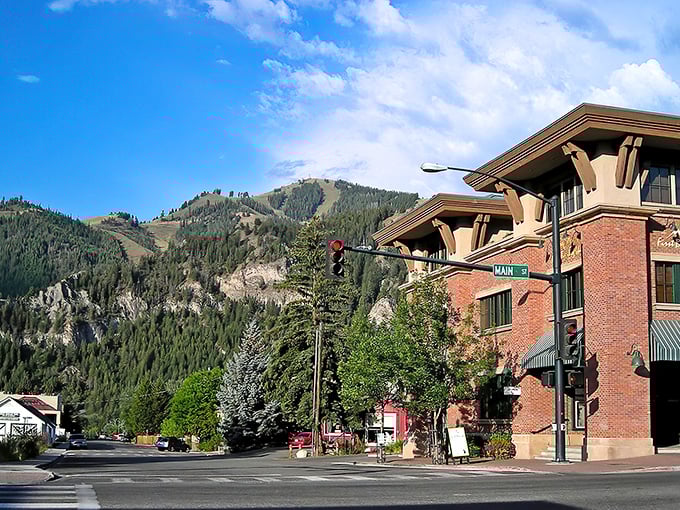 Those towering peaks behind town remind you why celebrities and cowboys both call this valley home sweet home.