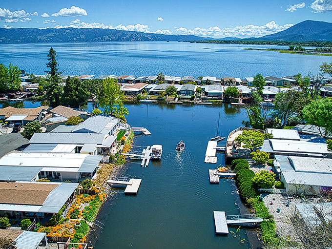 Venice on a budget! Lakeport's charming canal homes prove waterfront living doesn't require a Hollywood salary &ndash; just a taste for simple pleasures.