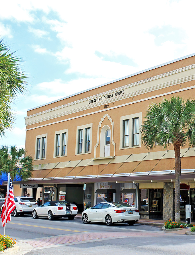 The historic Leesburg Opera House stands as a reminder that small towns can deliver big entertainment.