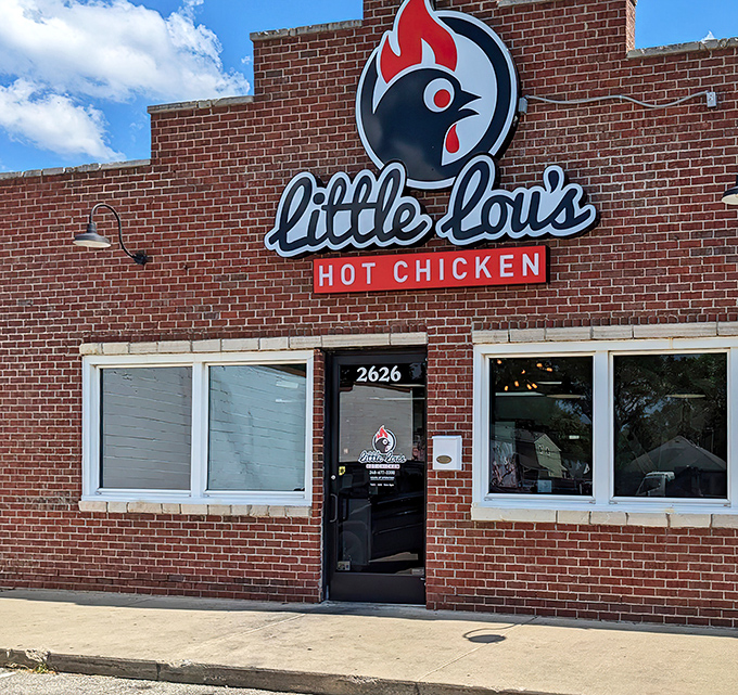 Behind that modest storefront lies chicken so fiery, it could melt a Michigan winter in seconds flat.
