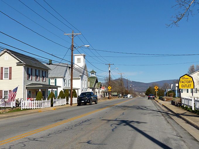 This main street view captures why some places feel like home before you even park the car.