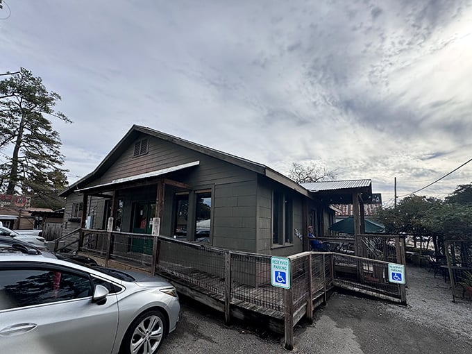 When a cafe sits this pretty among the trees, you know good things happen inside.