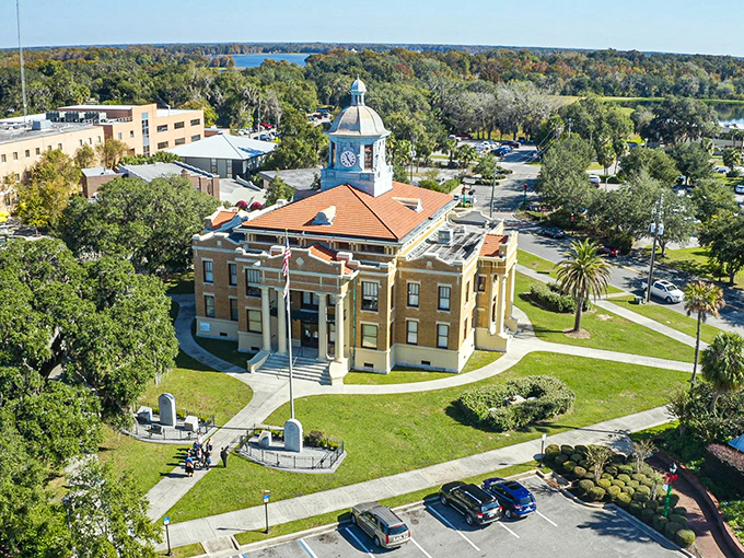 Historic downtown Marianna showcases classic brick buildings where time moves slower than your neighbor's golf cart on Sunday.