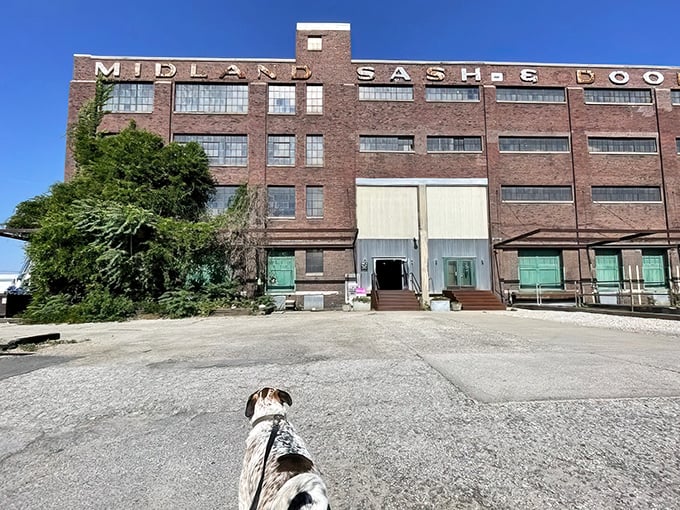 Those industrial windows once watched workers build America; now they oversee the best antique hunting in Indianapolis.
