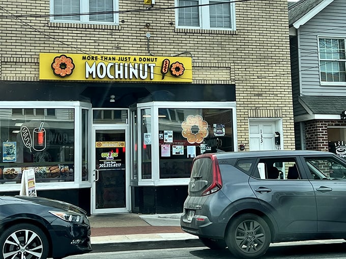 This charming brick building houses donut innovation that blends Japanese and American traditions. Chewy meets sweet in perfect harmony.