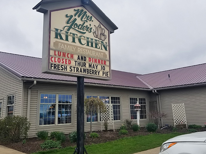 Mrs. Yoder's proves that sometimes the best restaurants hide behind the most unassuming facades.