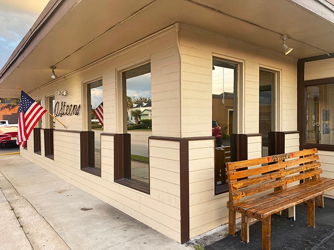 That American flag isn't just patriotic &ndash; it's a beacon guiding chowder pilgrims to this St. Augustine institution.