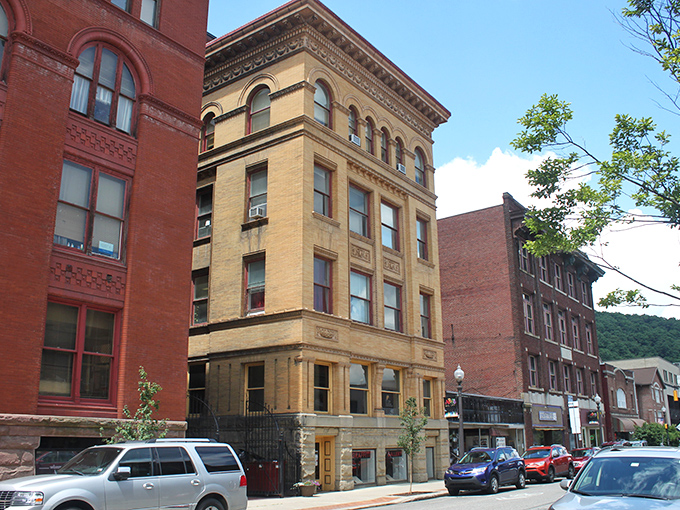 The charming intersection where history meets affordability—Oil City's architectural details would cost a fortune elsewhere.