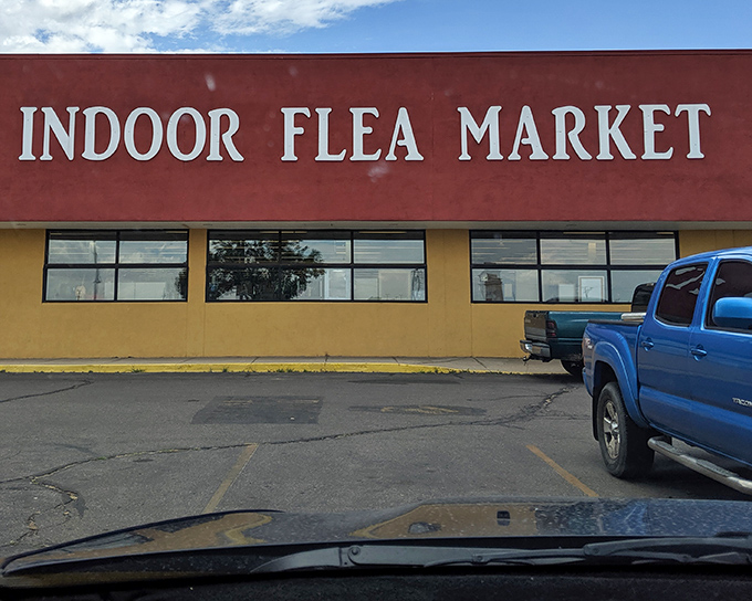 Smart shoppers know the best flea markets keep their goodies safe from desert winds and weather.