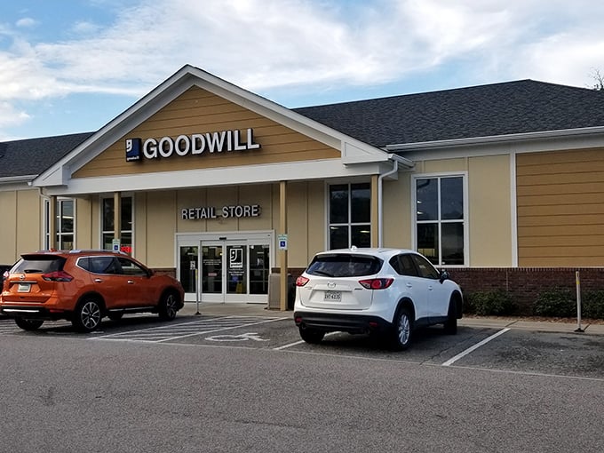 Retail therapy with a conscience. This Goodwill outpost might just be where your next conversation piece is waiting.