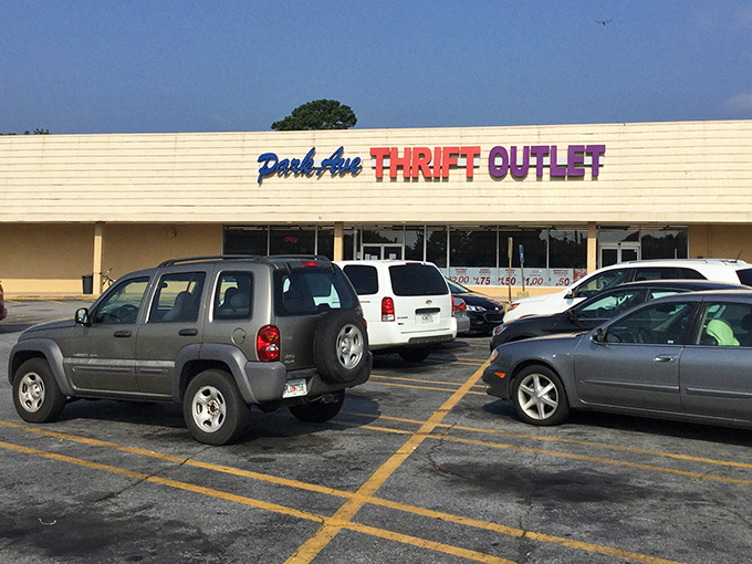 A full parking lot tells the story better than any advertisement – people know where the deals are hiding.