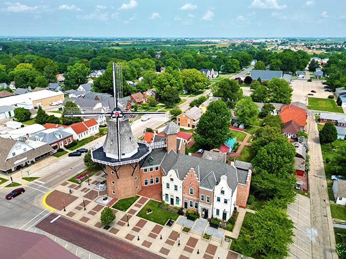 Those colorful Dutch buildings make you wonder if you took a wrong turn to Amsterdam.