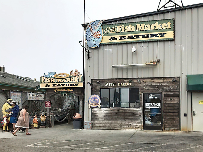 When a restaurant displays a fishing boat out front, you know they're serious about their ocean-to-table credentials.