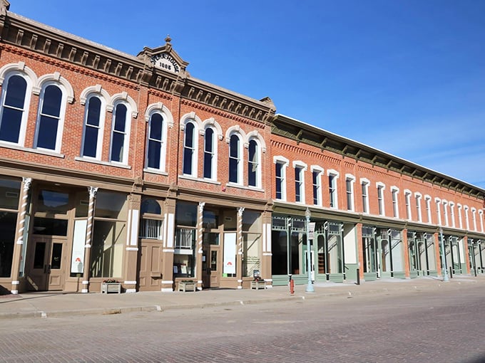 Every storefront tells a story in this charming downtown that time forgot to rush.