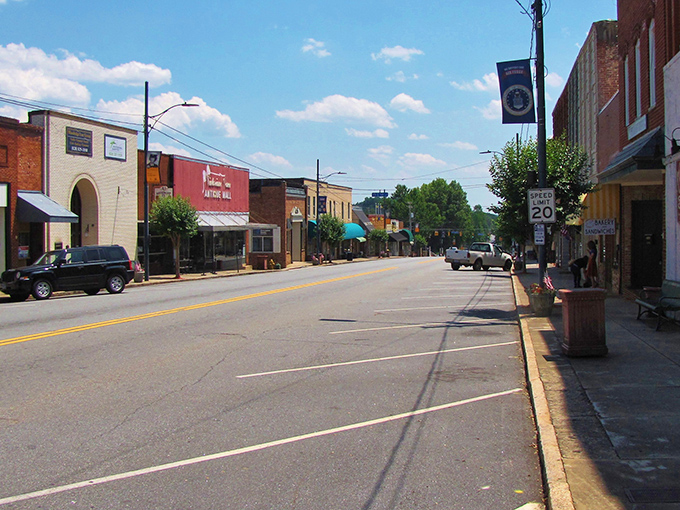 Forest City's Main Street proves that local shops beat cookie-cutter chains every single time, no contest whatsoever.