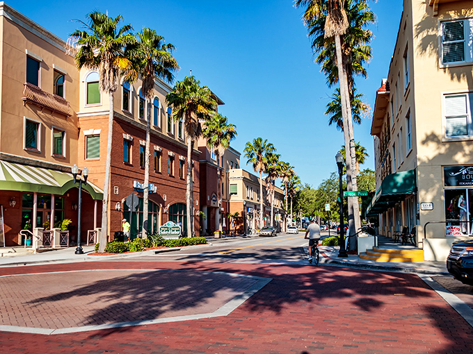Where brick streets meet blue skies! Safety Harbor's pristine downtown looks like it's been tidied up for a visit from royalty.